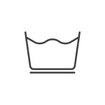 Gentle or delicate, wash machine sign line icon Stock Vector Image by ...