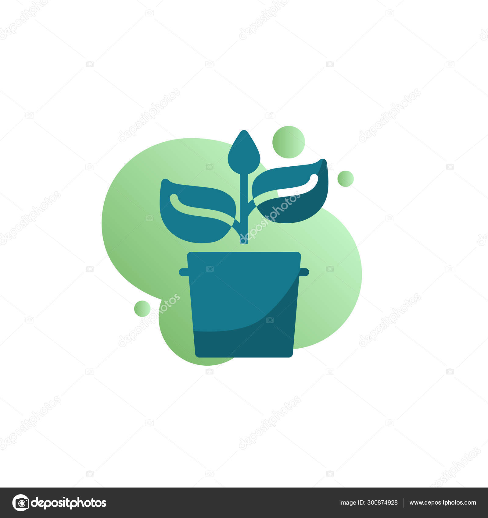 Plant and pot icon vector Stock Vector by ©avicons 300874928
