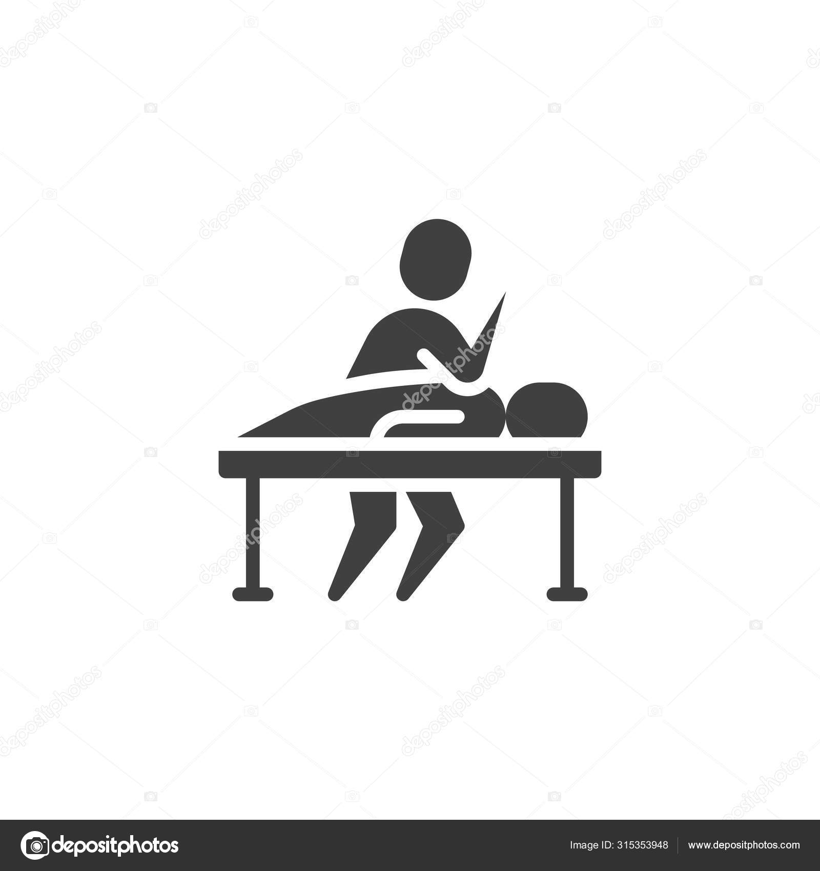 Massage therapy vector icon Stock Vector Image by ©avicons #315353948