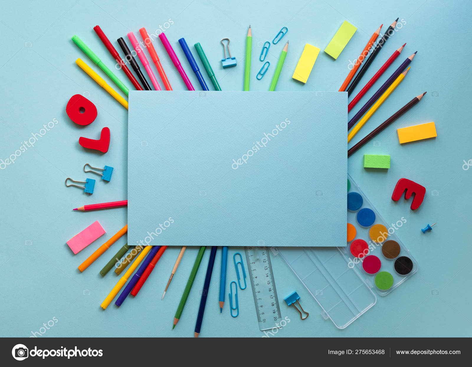 Stationary Background Blue