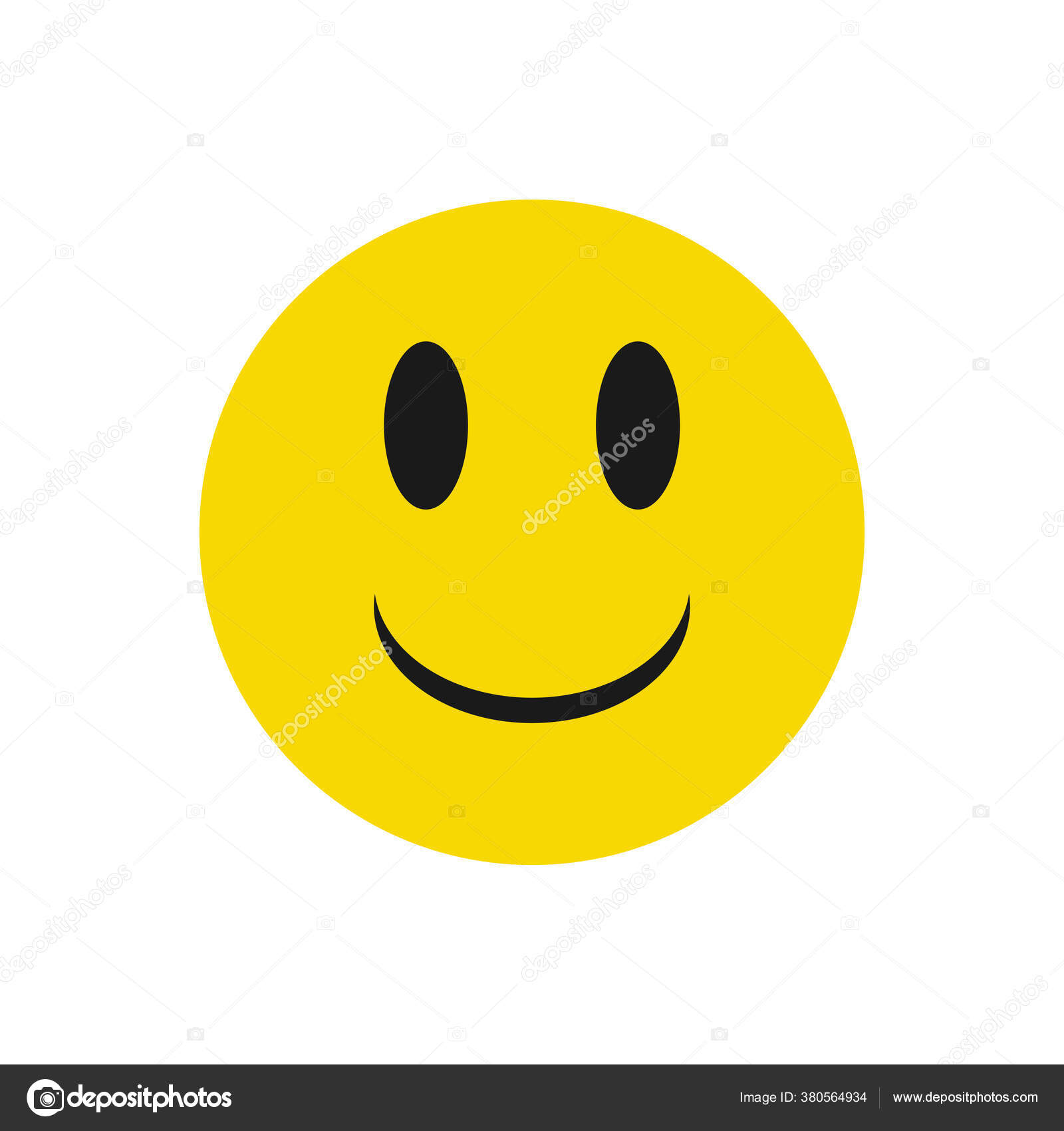 Smile Icon Happy Face Symbol Smile Icon Your Web Design Stock Vector ...