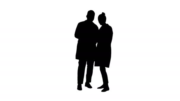 Romantic couple silhouette Stock Vector by ©roxanabalint 29473413