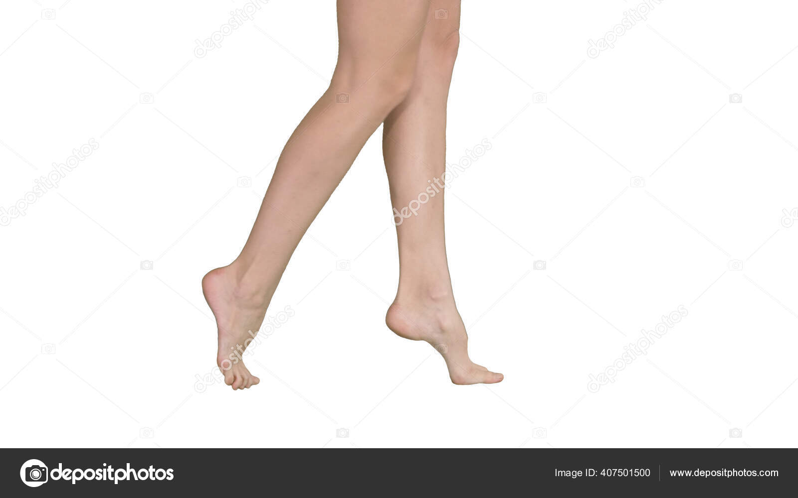 Legs Walking Side View