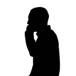 Man texting with one hand Stock Photo by ©aetb 30409815