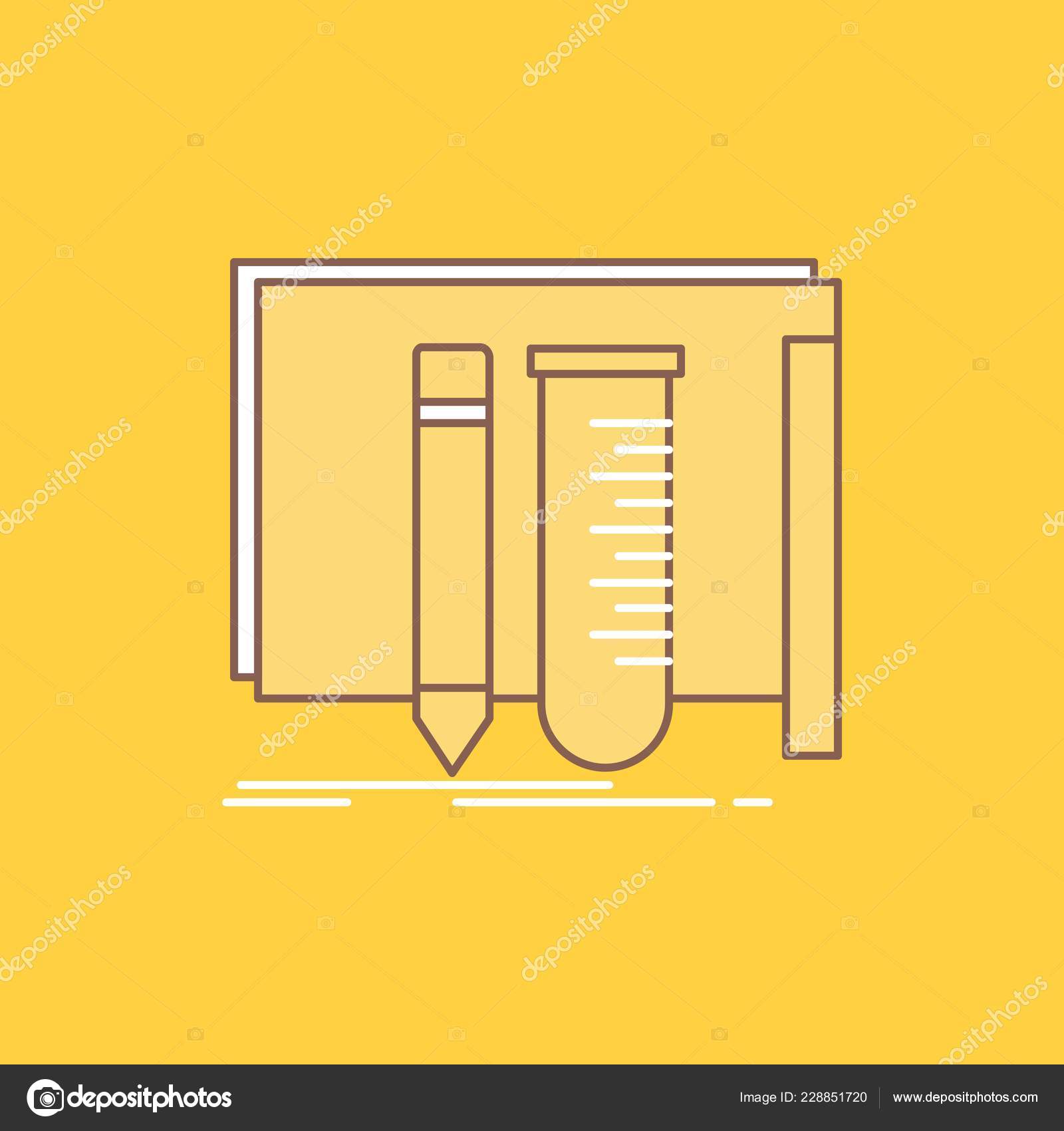 Build Equipment Fab Lab Tools Flat Line Filled Icon Beautiful Stock ...