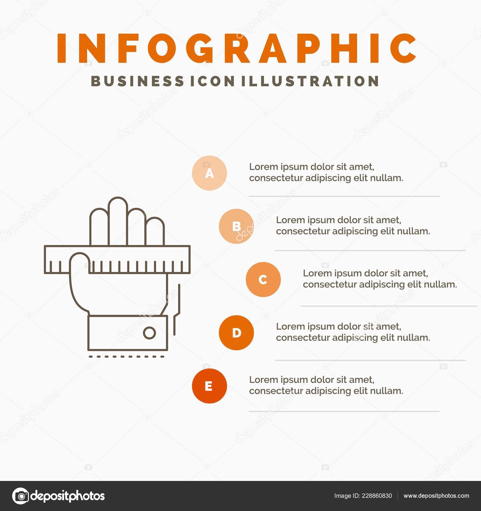 Education Hand Learn Learning Ruler Infographics Template Website ...