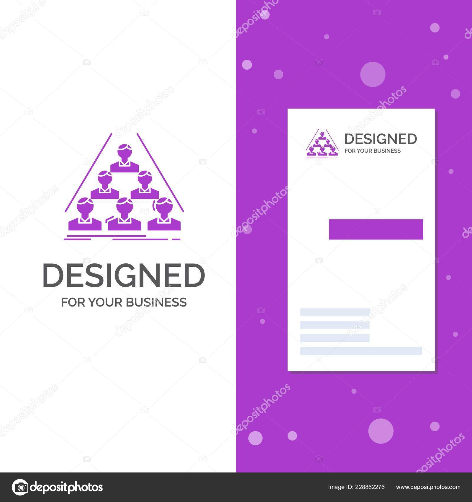 Business Logo Team Build Structure Business Meeting Vertical Purple ...