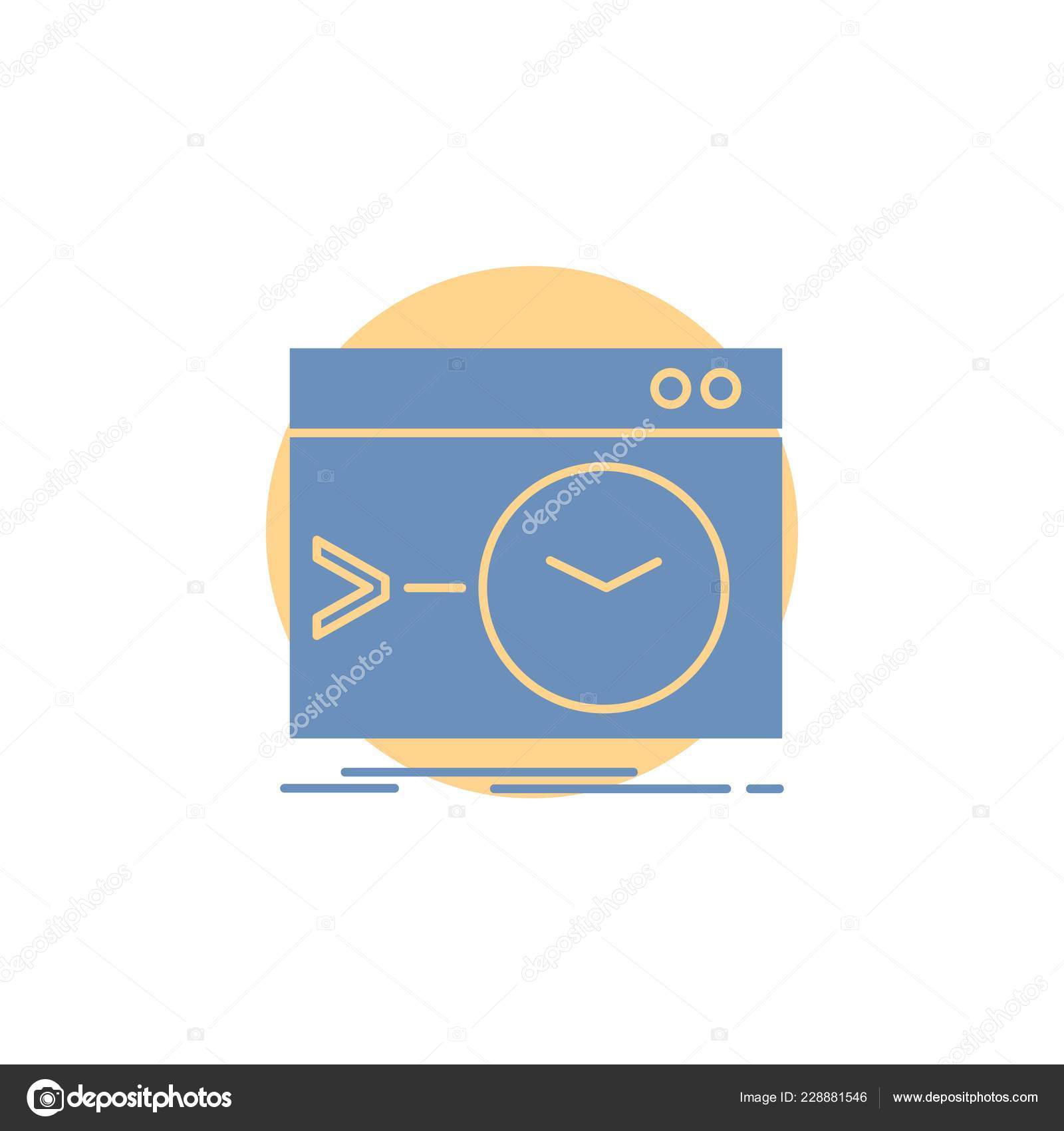Admin Command Root Software Terminal Glyph Icon Stock Vector by ©Flatart 228881546