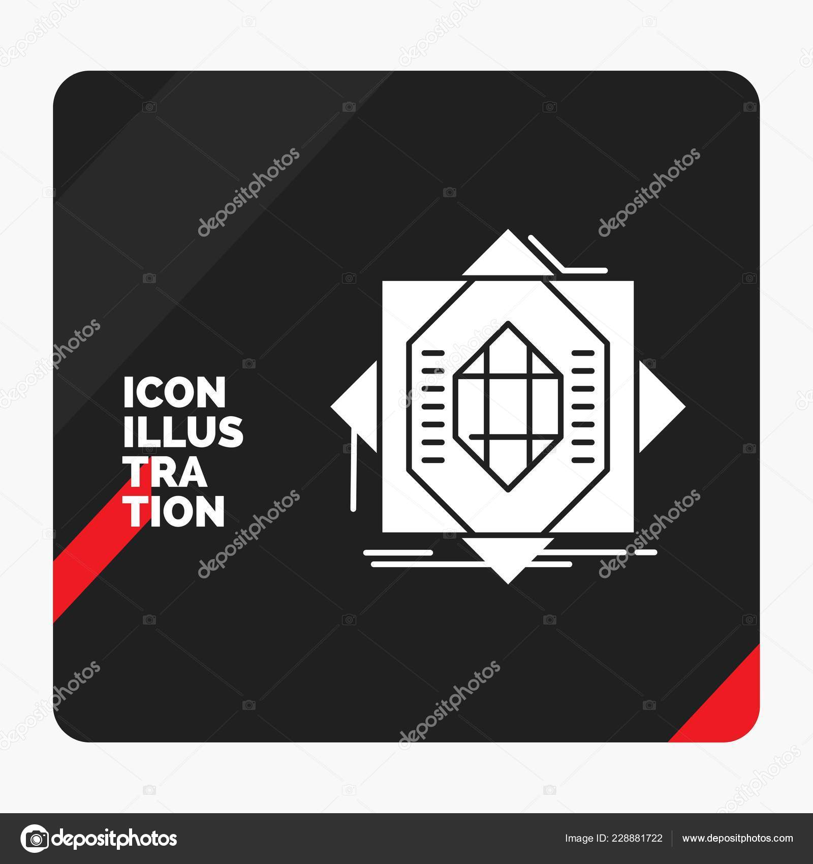 Red Black Creative Presentation Background Abstract Core Fabrication ...