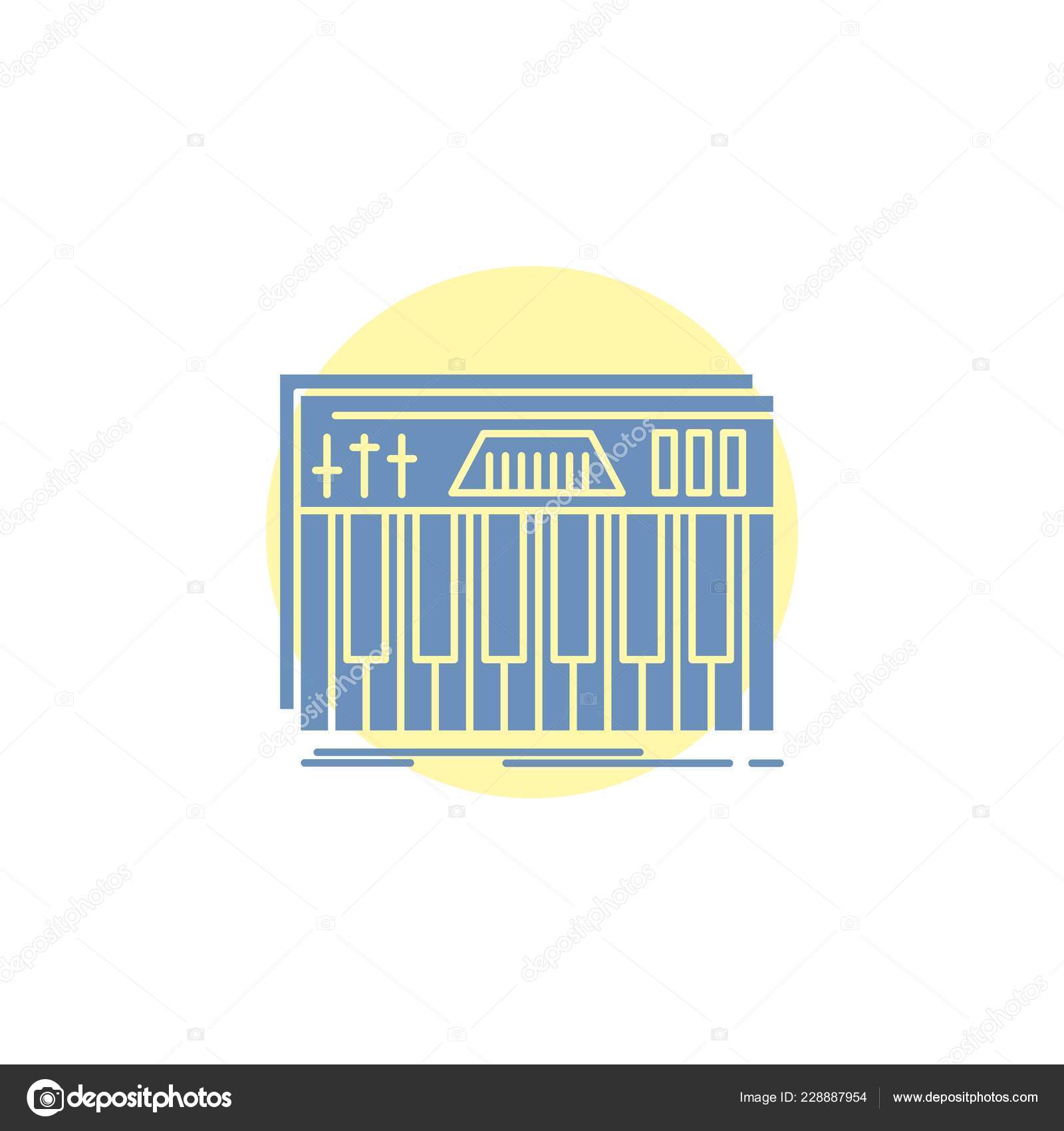Controller Keyboard Keys Midi Sound Glyph Icon Stock Vector Image by ©Flatart #228887954