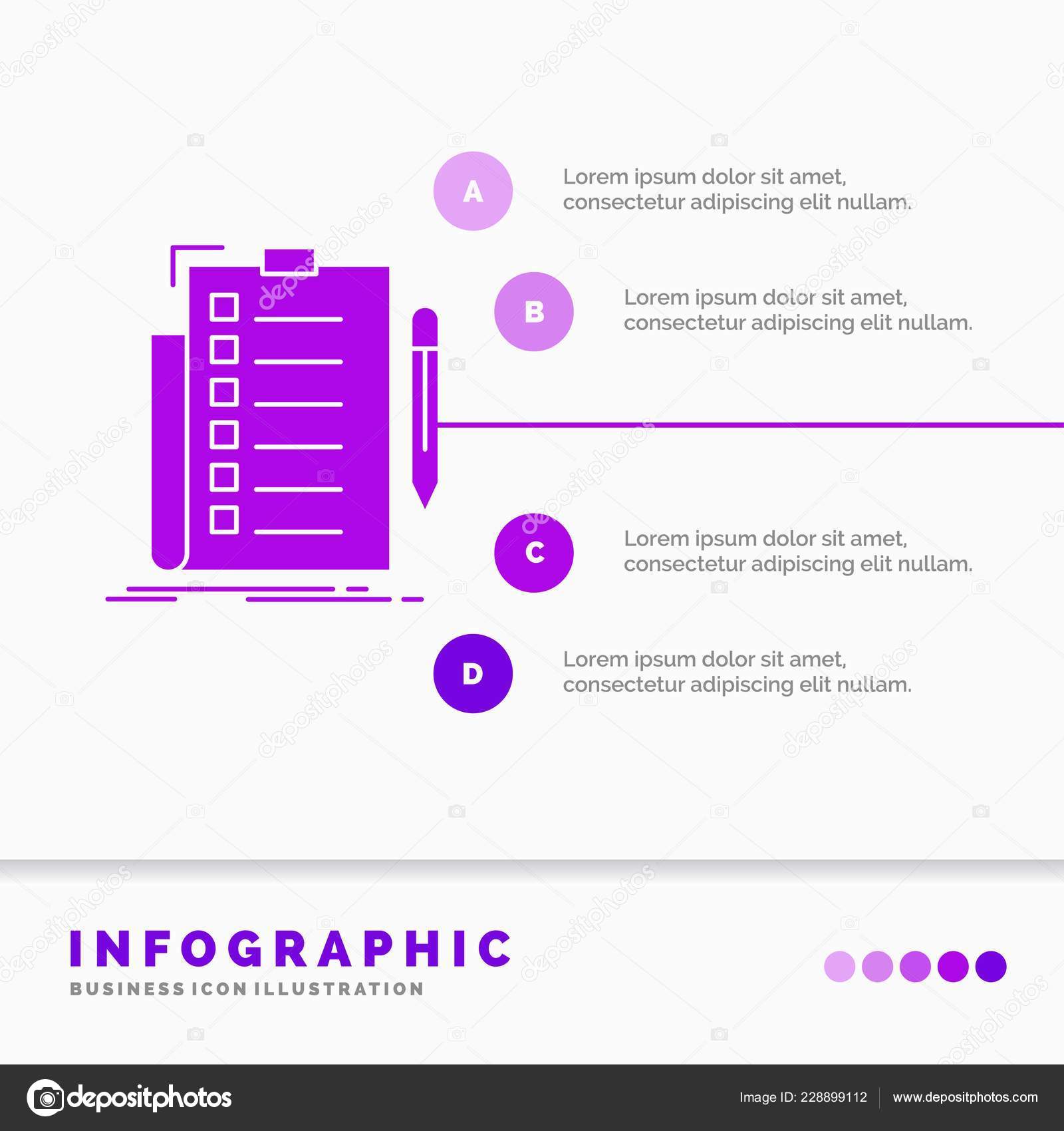 Expertise Checklist Cheque Lista Documento Modelo Infográficos Para ...
