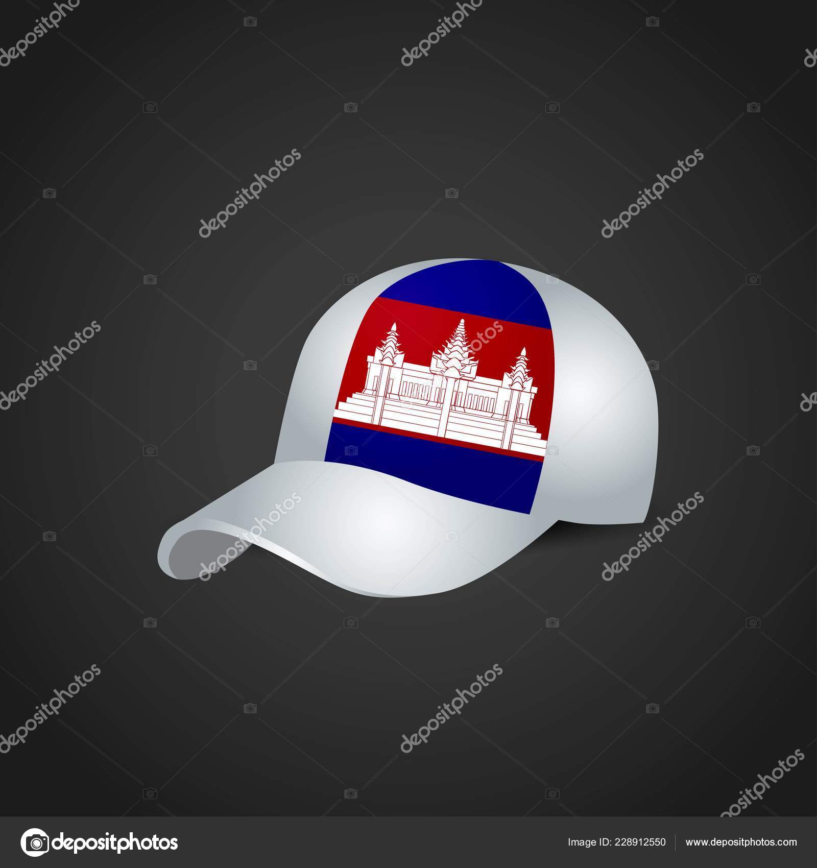 Flags Cap Design Vector Stock Vector Image by ©Flatart #228912550