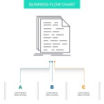 Code Coding Doc Programming Script Business Flow Chart Design Steps Stock Vector Image by ...