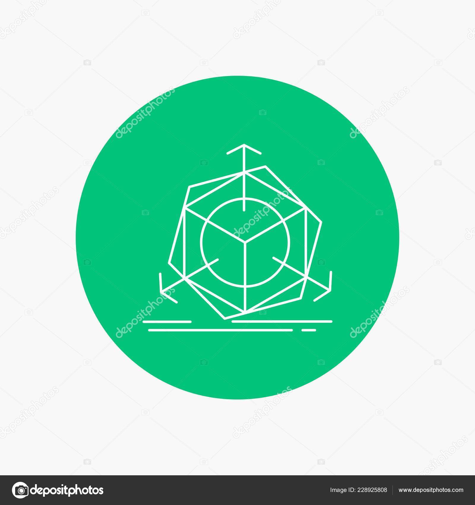 Change Correction Modification Object White Line Icon Circle Background Vector Stock Vector ...