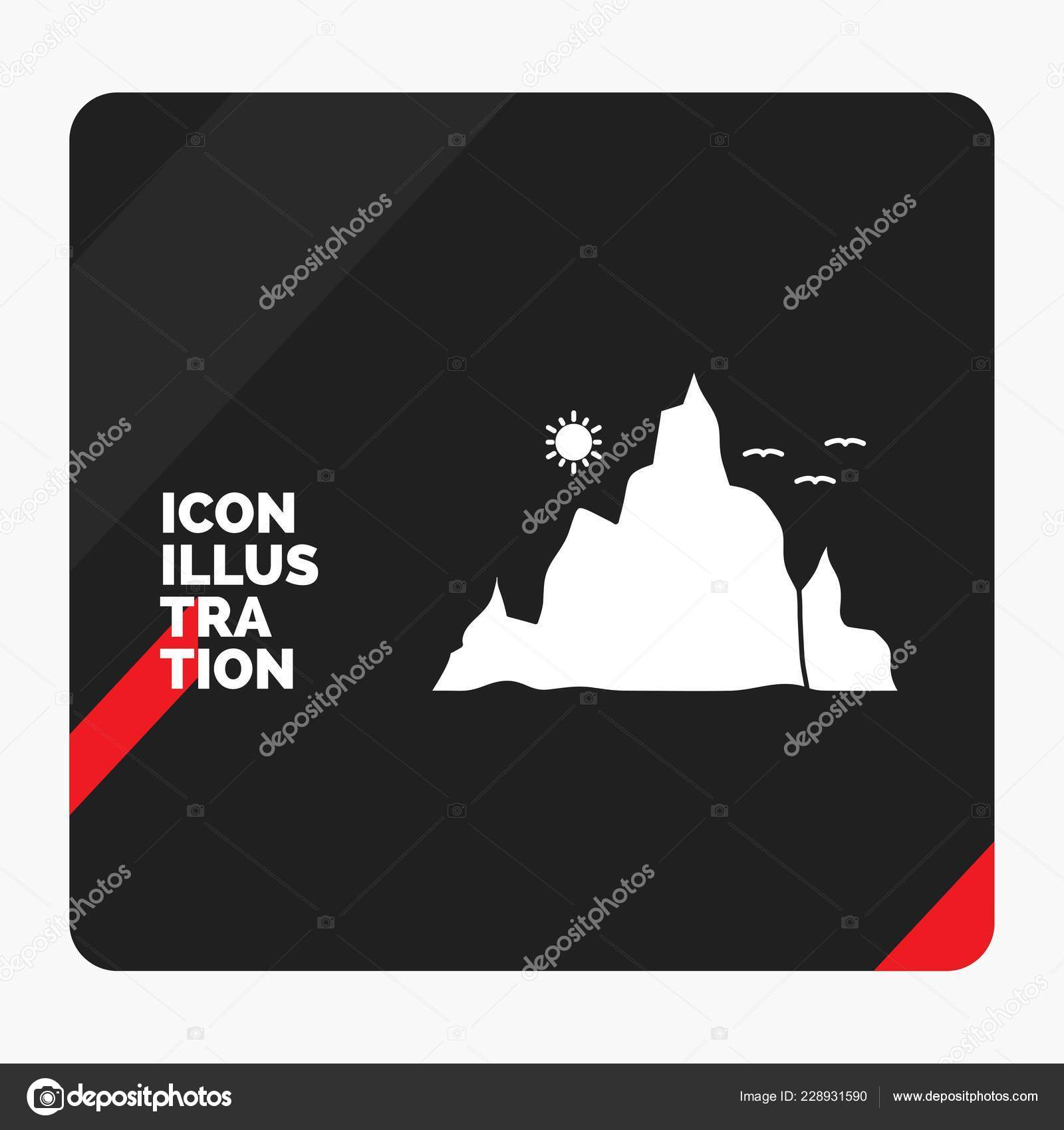 Red Black Creative Presentation Background Mountain Landscape Hill ... Red Black Creative Presentation Background Mountain Landscape Hill ...