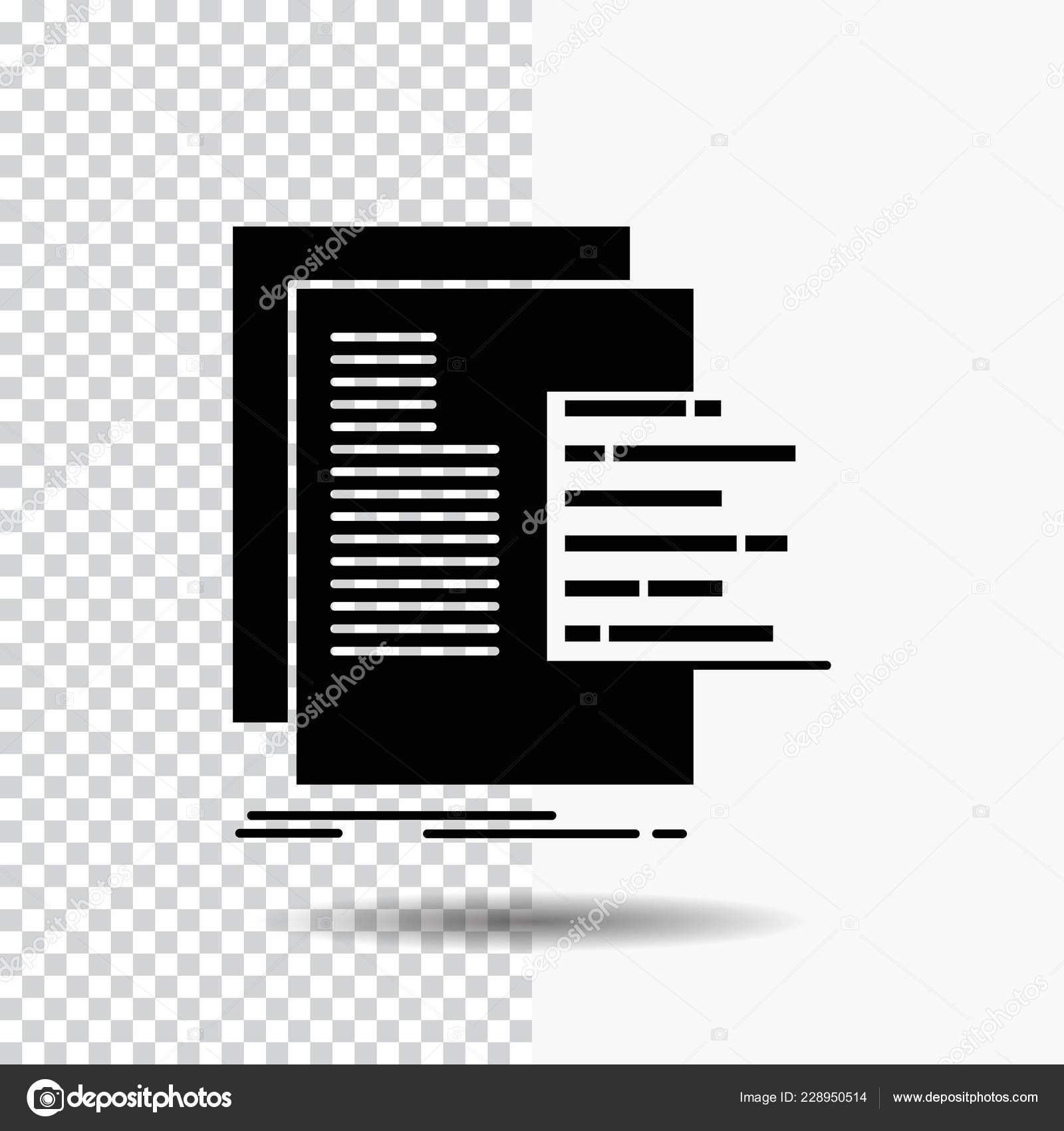 Chart Data Graph Reports Valuation Glyph Icon Transparent Background ...