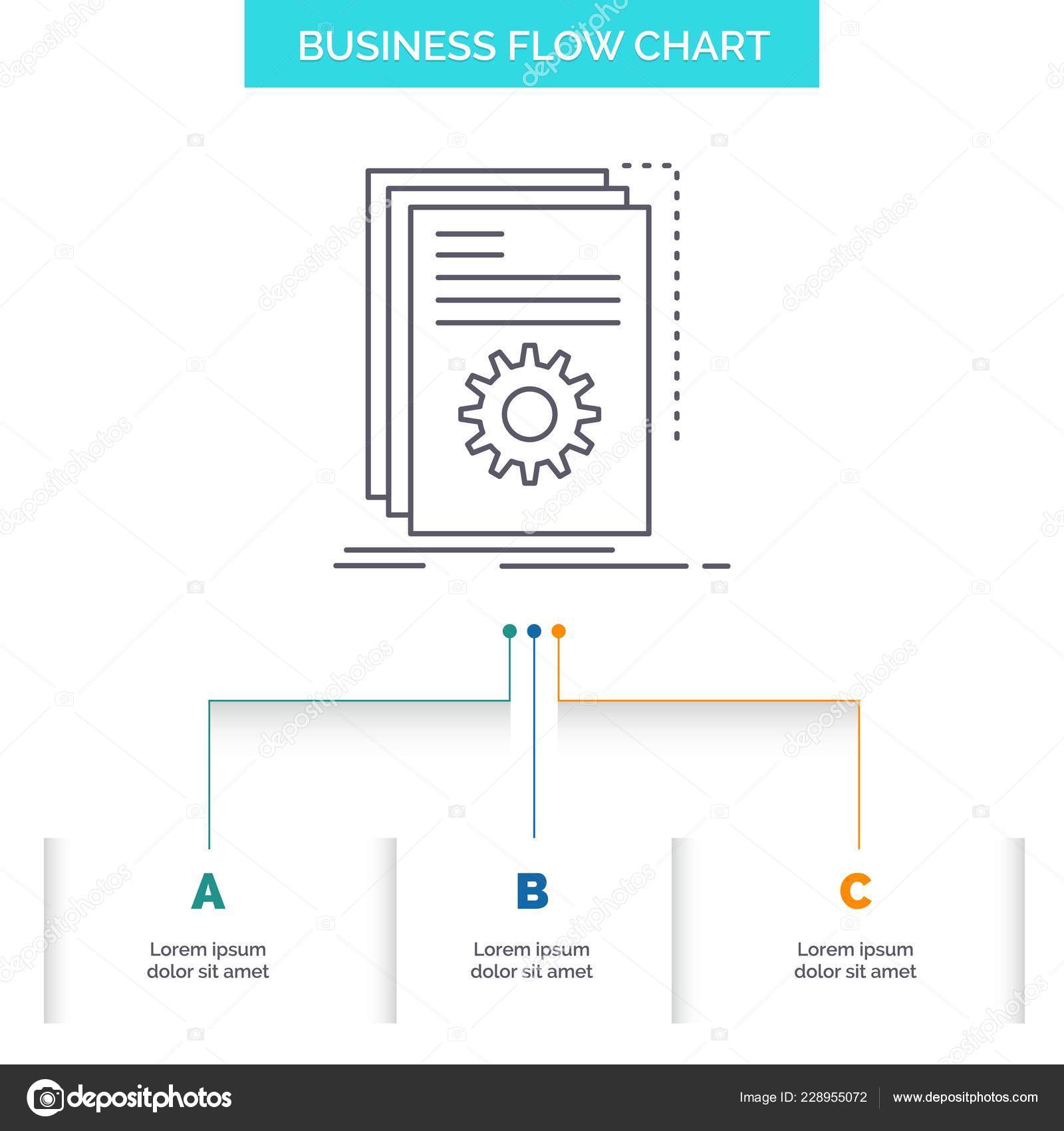 App Build Developer Program Script Business Flow Chart Design Steps Stock Vector Image By