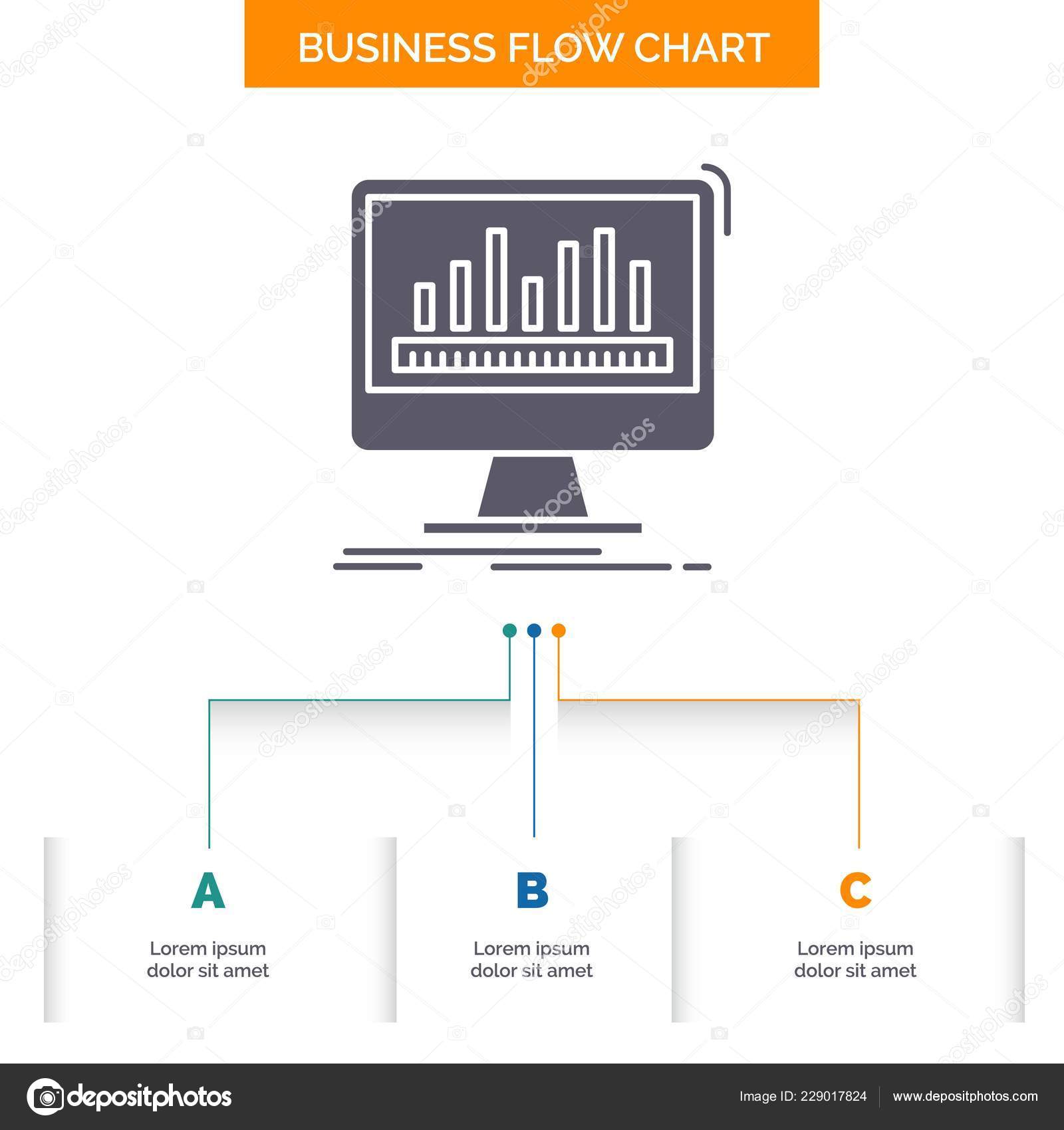 Analytics Processing Dashboard Data Stats Business Flow Chart Design Steps Stock Vector by ...