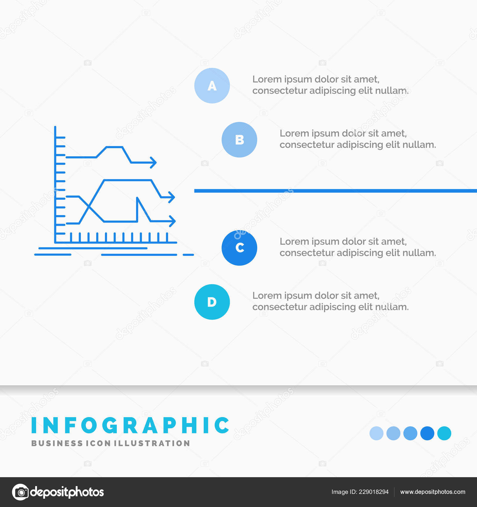 Arrows Forward Graph Market Prediction Infographics Template Website ...