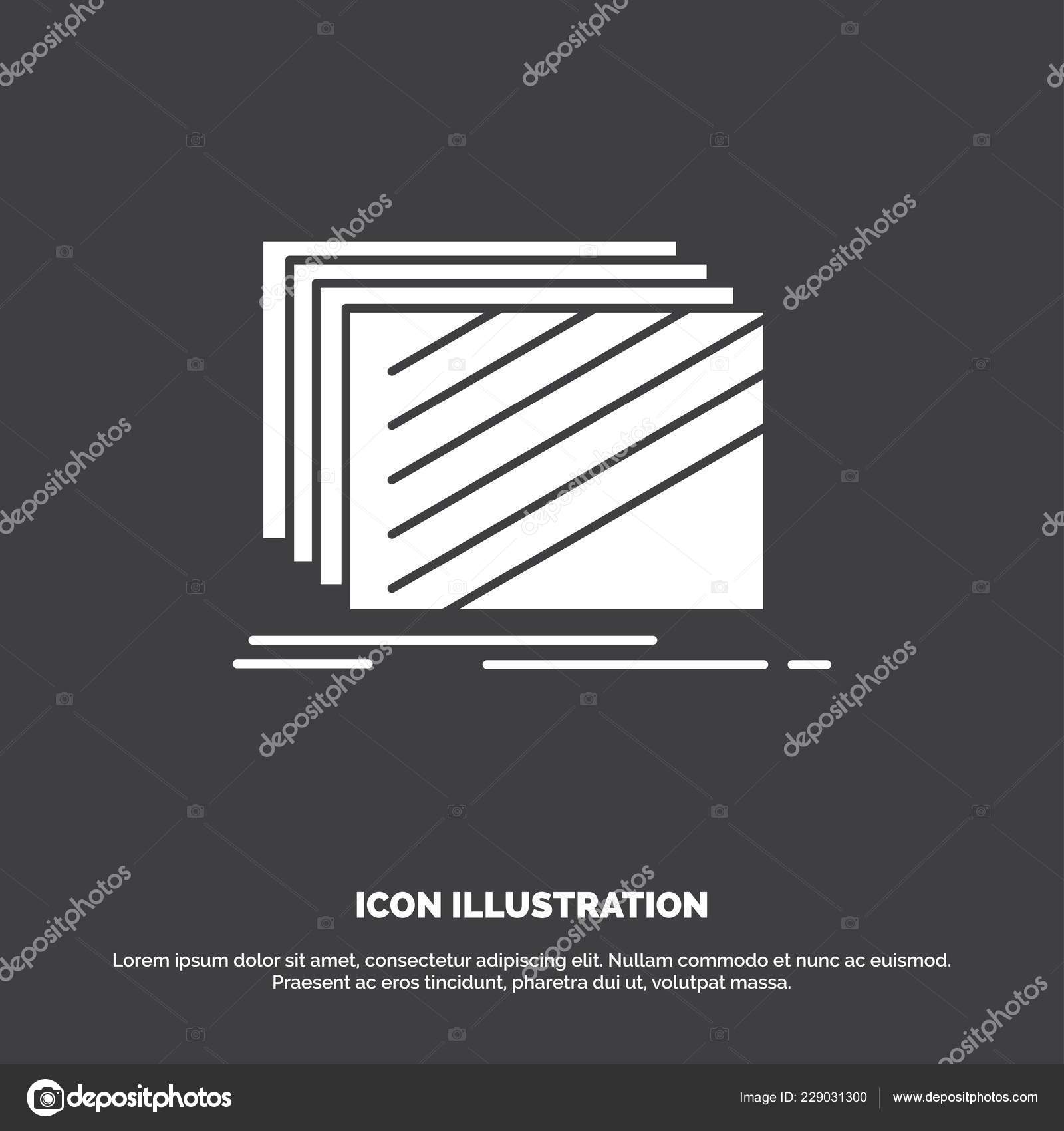 Design Layer Layout Texture Textures Icon Glyph Vector Symbol Website Stock Vector by ©Flatart ...