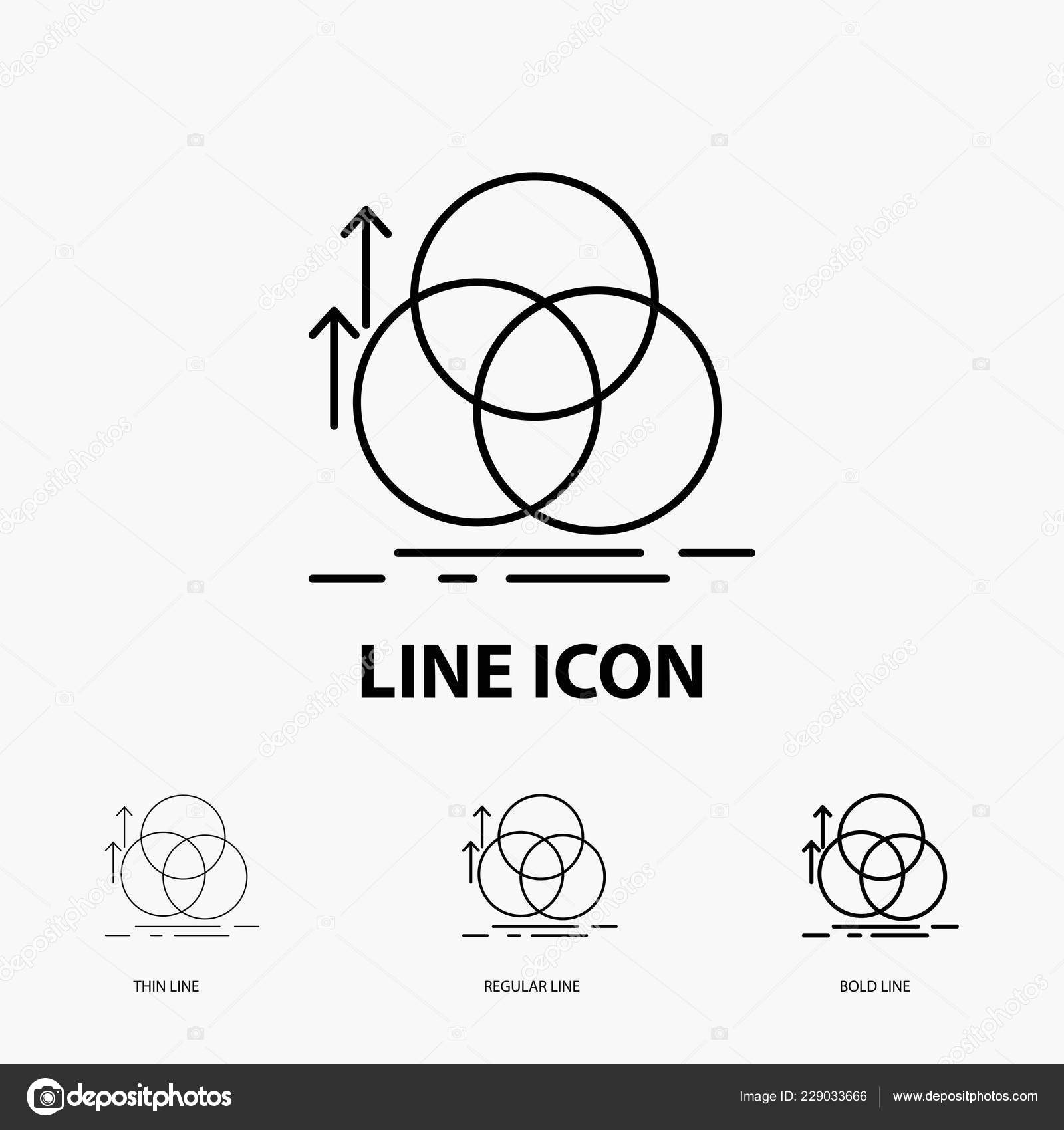 Balance Circle Alignment Measurement Geometry Icon Thin Regular Bold ...