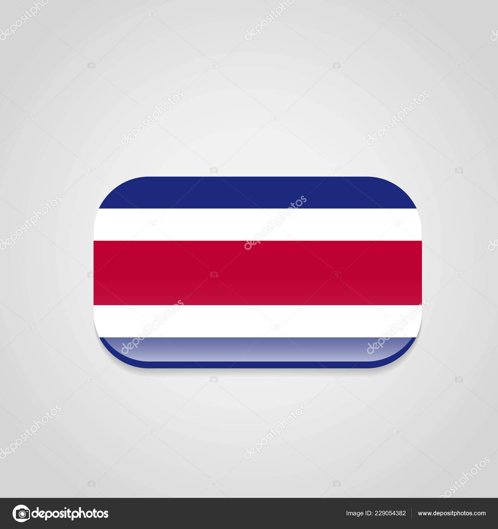 Costa Rica Icon Design Vector Stock Vector by ©Flatart 229054382