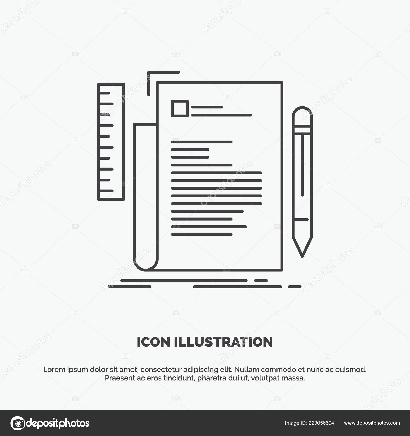 Code Coding File Programming Script Icon Line Vector Gray Symbol Stock 2915