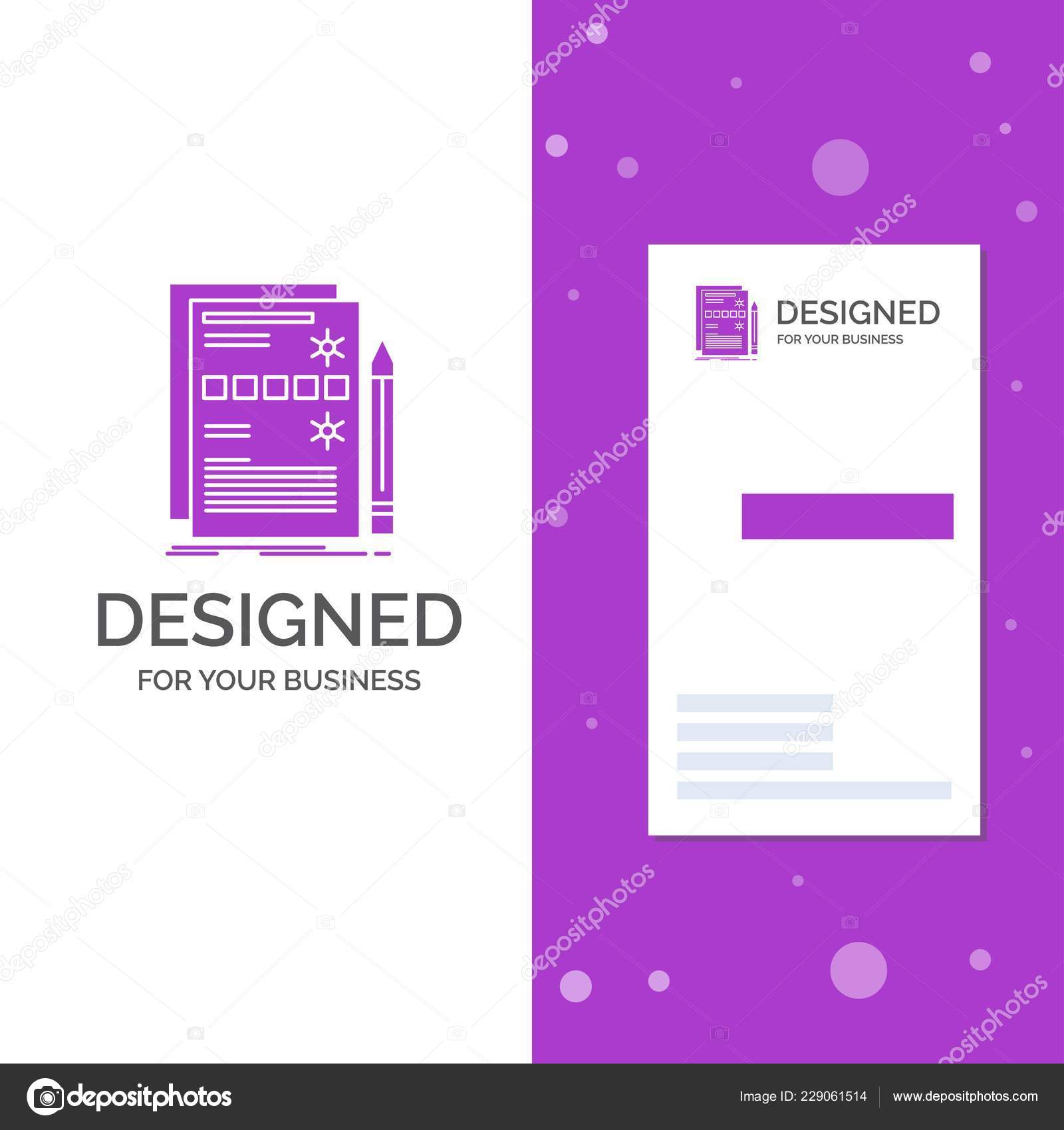 Business Logo Component Data Design Hardware System Vertical Purple ...