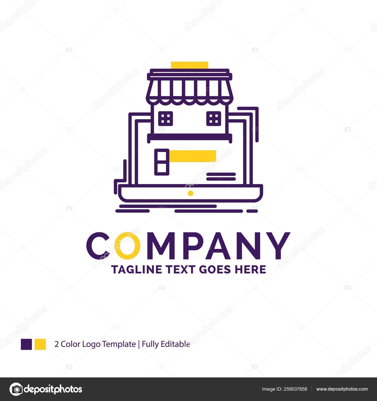 Company Name Logo Design For business, marketplace, organization Stock ...