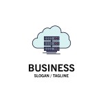 Cloud, storage, computing, data, flow Flat Color Icon Vector Stock Vector Image by ©Flatart ...