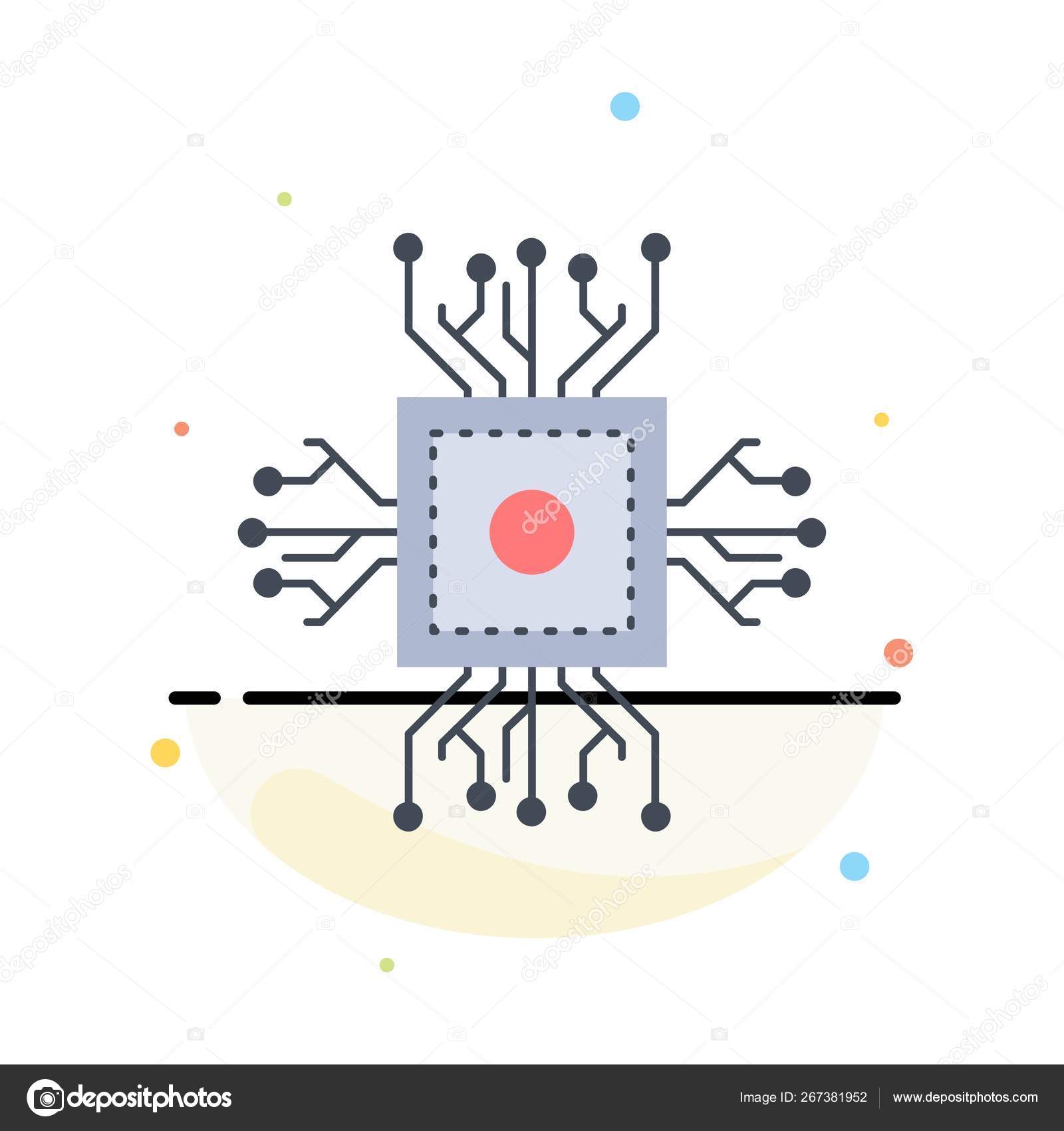 Chip, cpu, microchip, processor, technology Flat Color Icon Vect Stock ... Chip, cpu, microchip, processor, technology Flat Color Icon Vect Stock ...