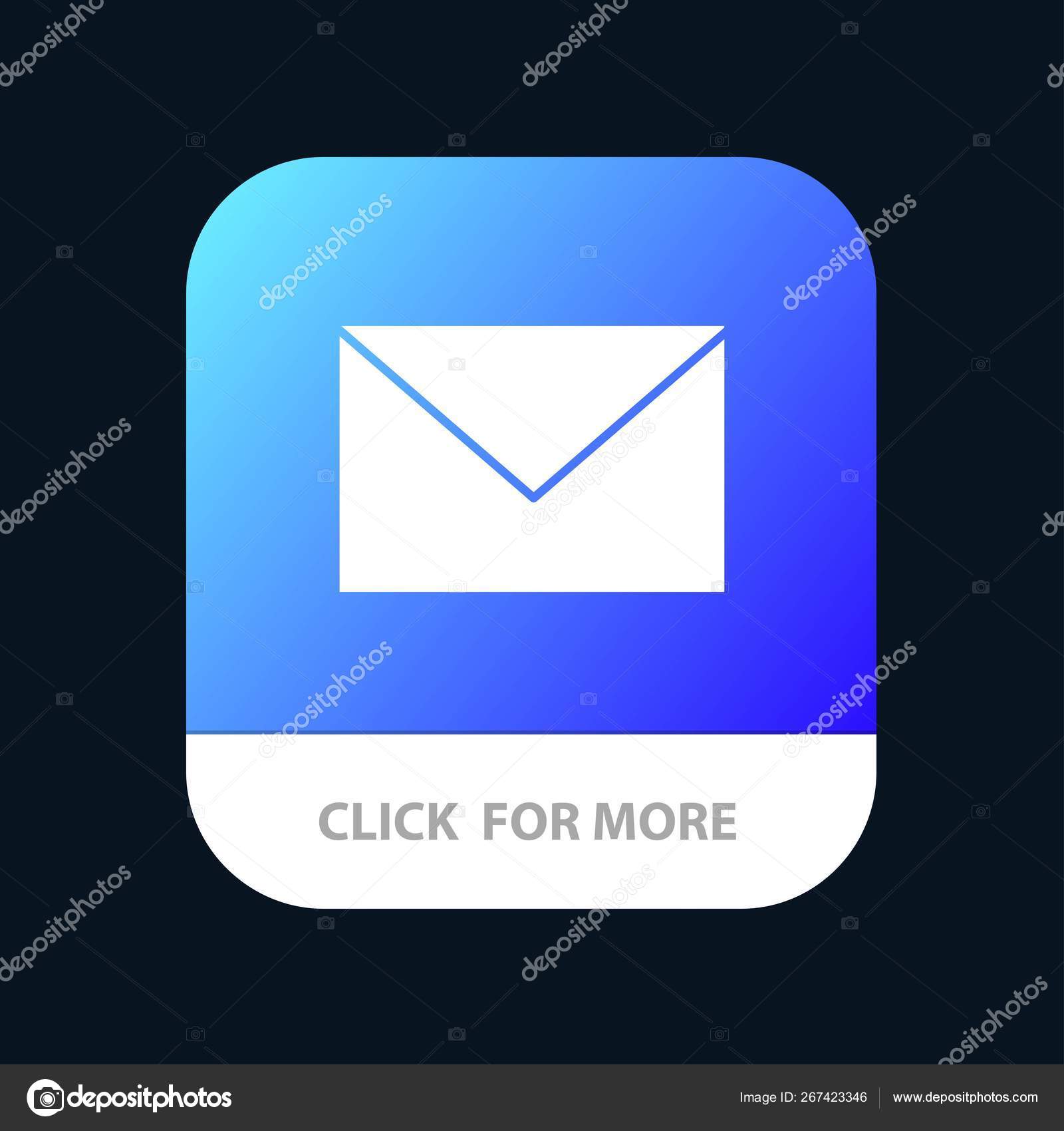 Sms, Massage, Mail, Sand Mobile App Button. Android and IOS Glyp Stock ...