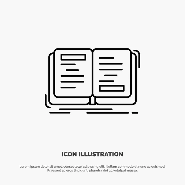 Book, Novel, Story, Writing, Theory solid Glyph Icon vector Stock ...