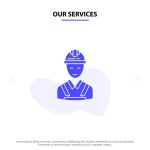 Worker, Industry, Avatar, Engineer, Supervisor Mobile App Button Stock ...
