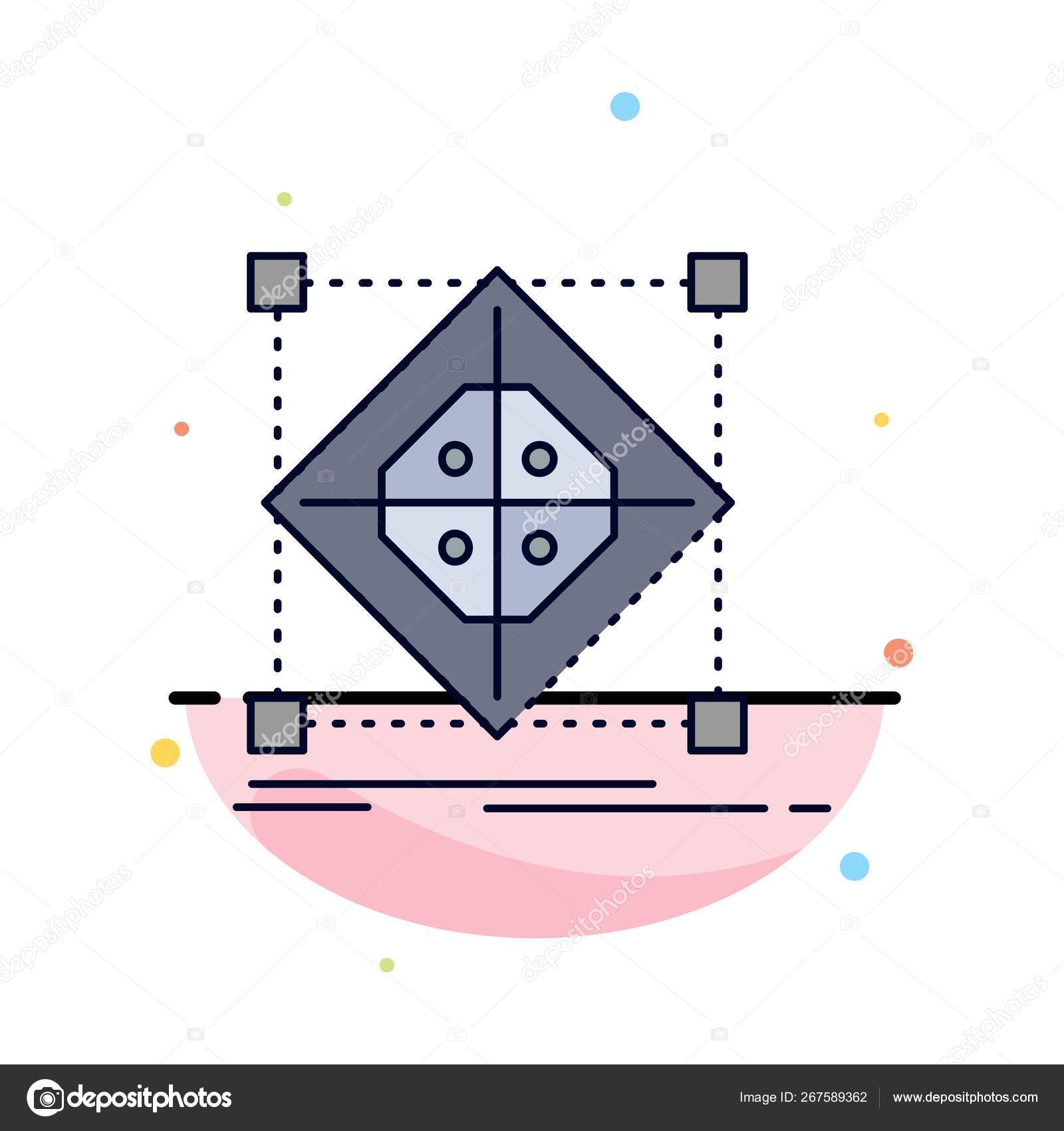 Architecture Cluster Grid Model Preparation Flat Color Icon Stock Vector Image By ©flatart