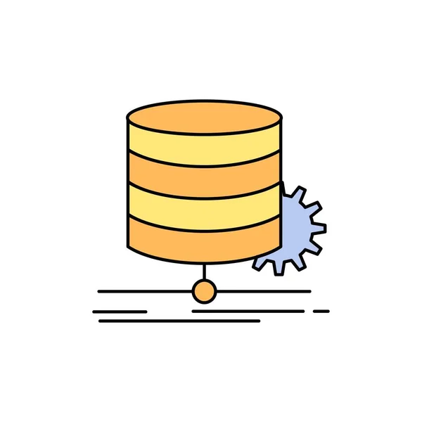 Algorithm, chart, data, diagram, flow Flat Color Icon Vector Stock ...