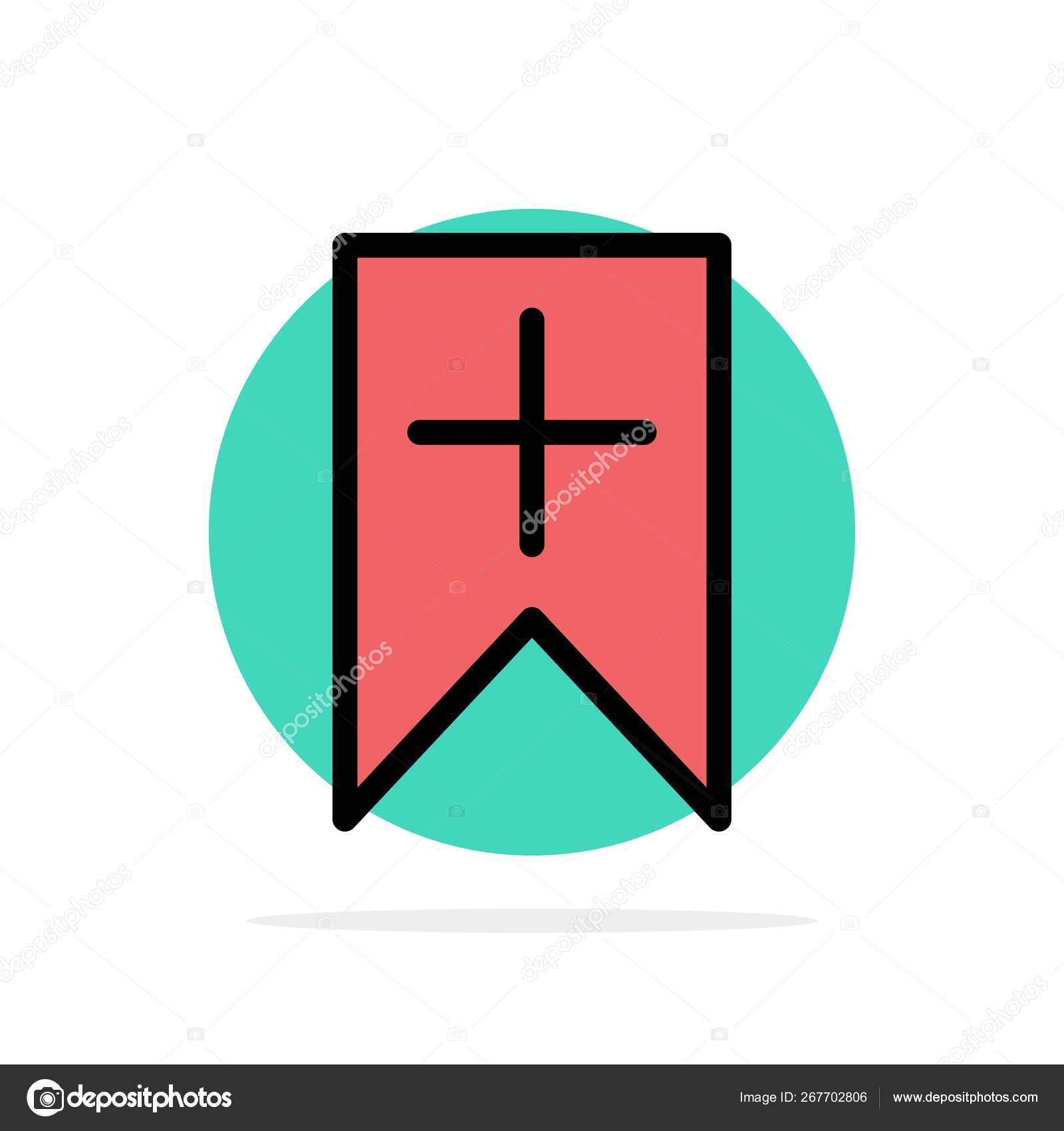 Tag, Plus, Interface, User Abstract Circle Background Flat color Stock ...