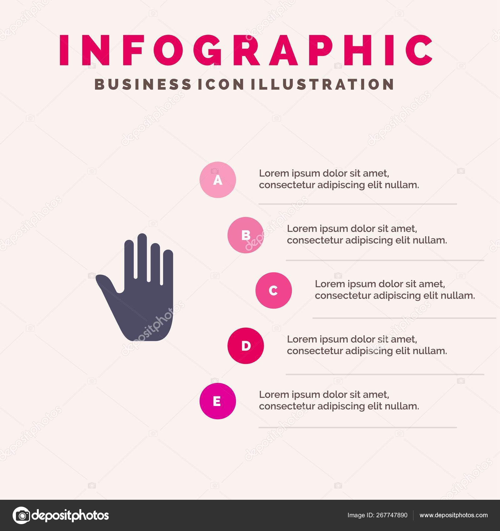 Body Language, Gestures, Hand, Interface, Solid Icon Infographic Stock ...