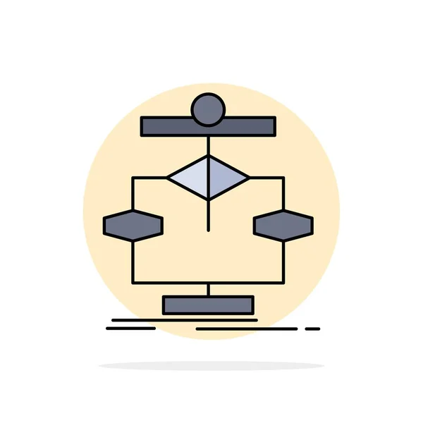 Button Algorithm Chart Data Diagram Flow Line Icon Turquoise Background Stock Vector by ©Flatart ...