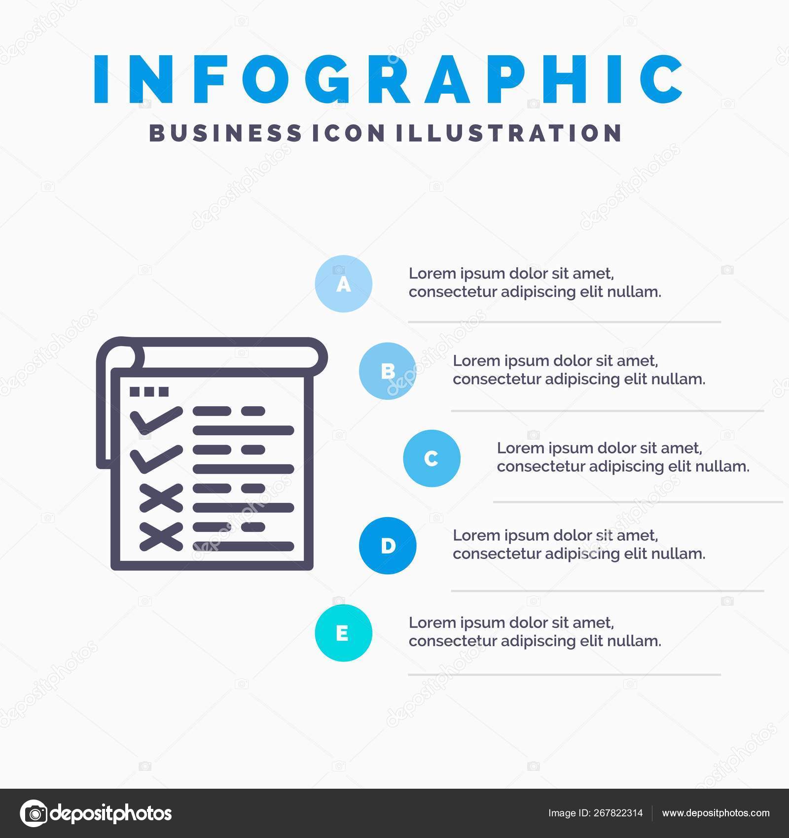 Checklist, Testing, Report, Qa Blue Infographics Template 5 Step Stock ... Checklist, Testing, Report, Qa Blue Infographics Template 5 Step Stock ...
