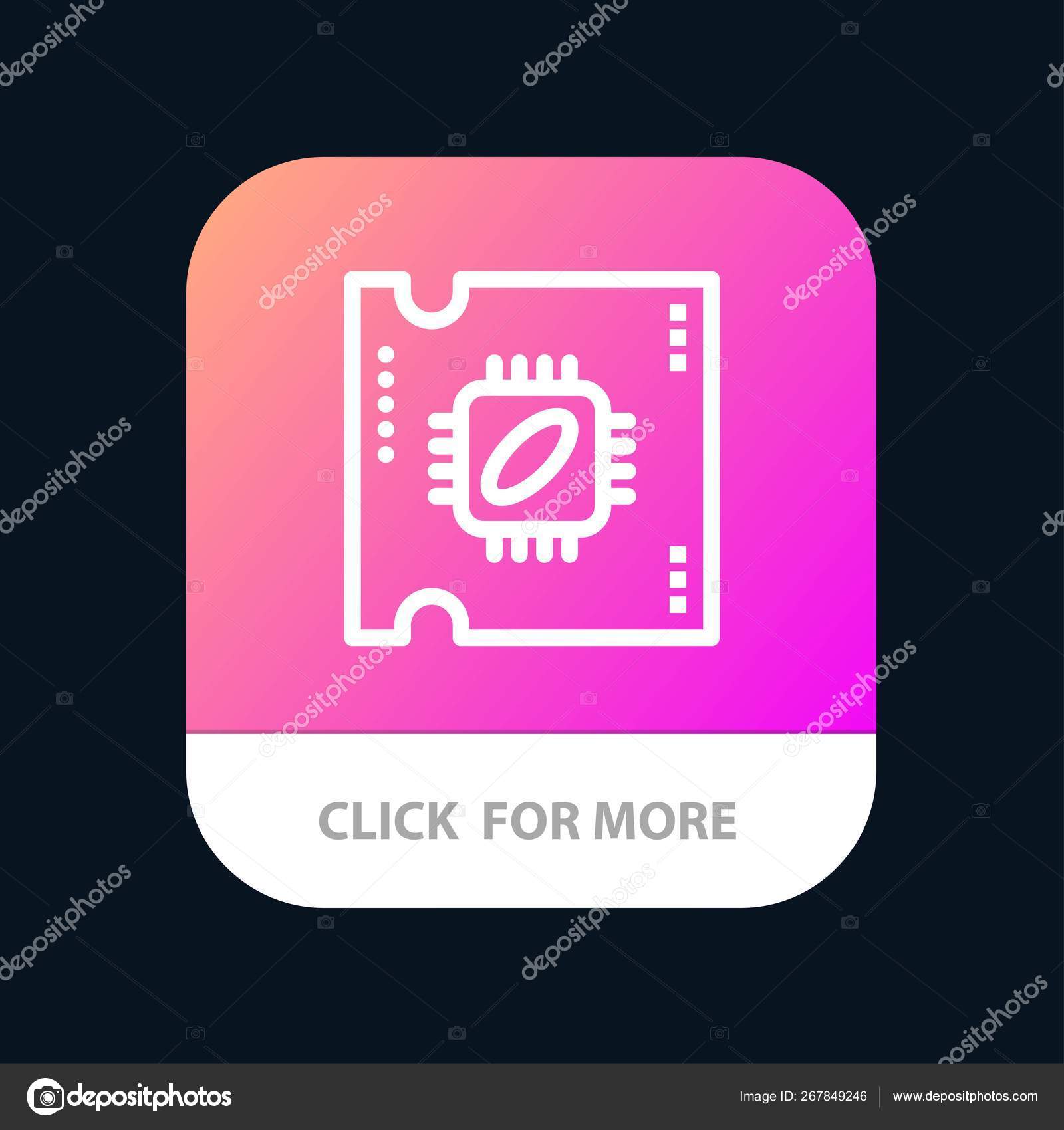 Cpu, Microchip, Processor, Processor Chip Mobile App Button. And Stock ... Cpu, Microchip, Processor, Processor Chip Mobile App Button. And Stock ...