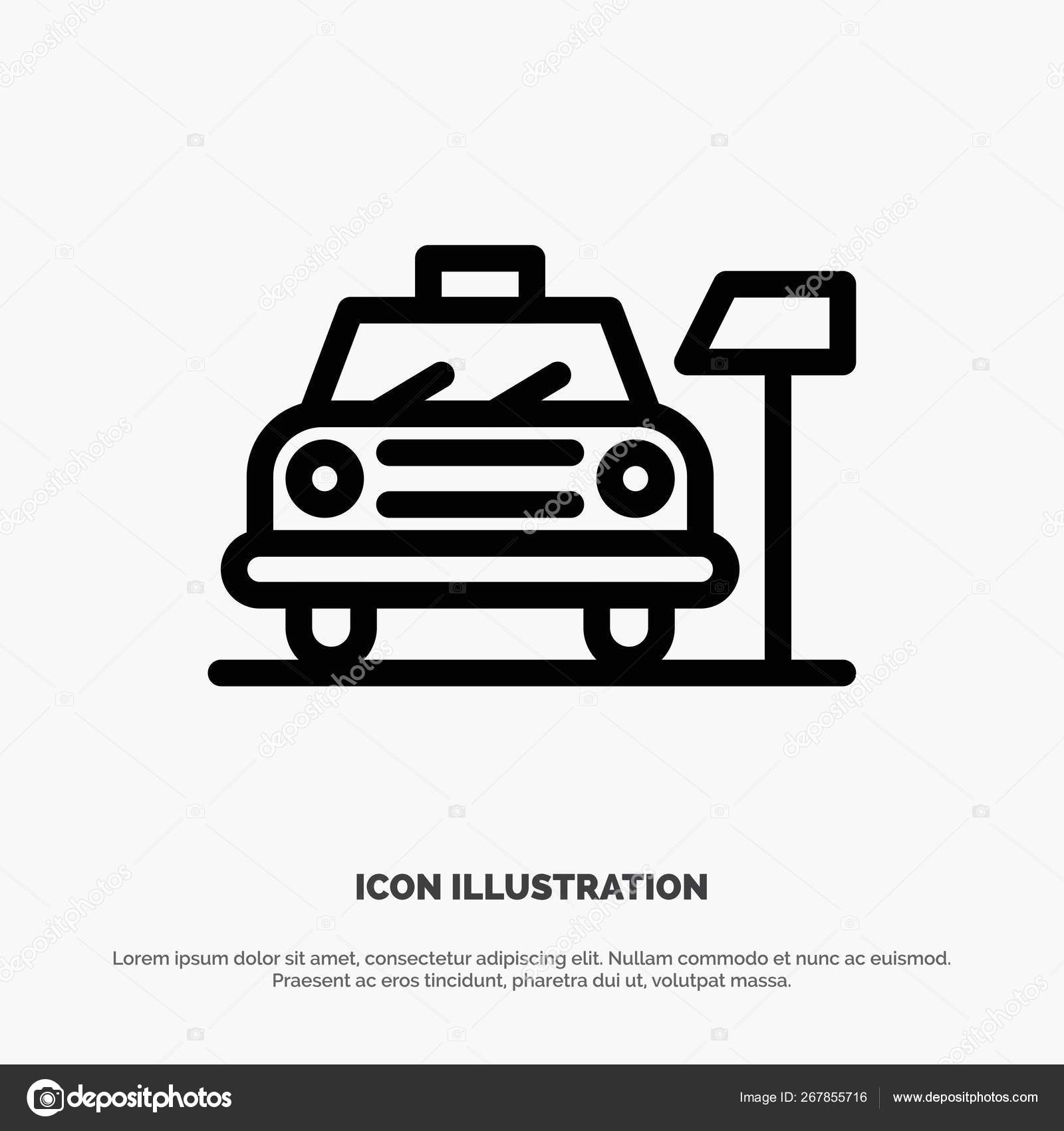 Car, Parking, Hotel, Service Vector Line Icon Stock Vector by ©Flatart ... Car, Parking, Hotel, Service Vector Line Icon Stock Vector by ©Flatart ...