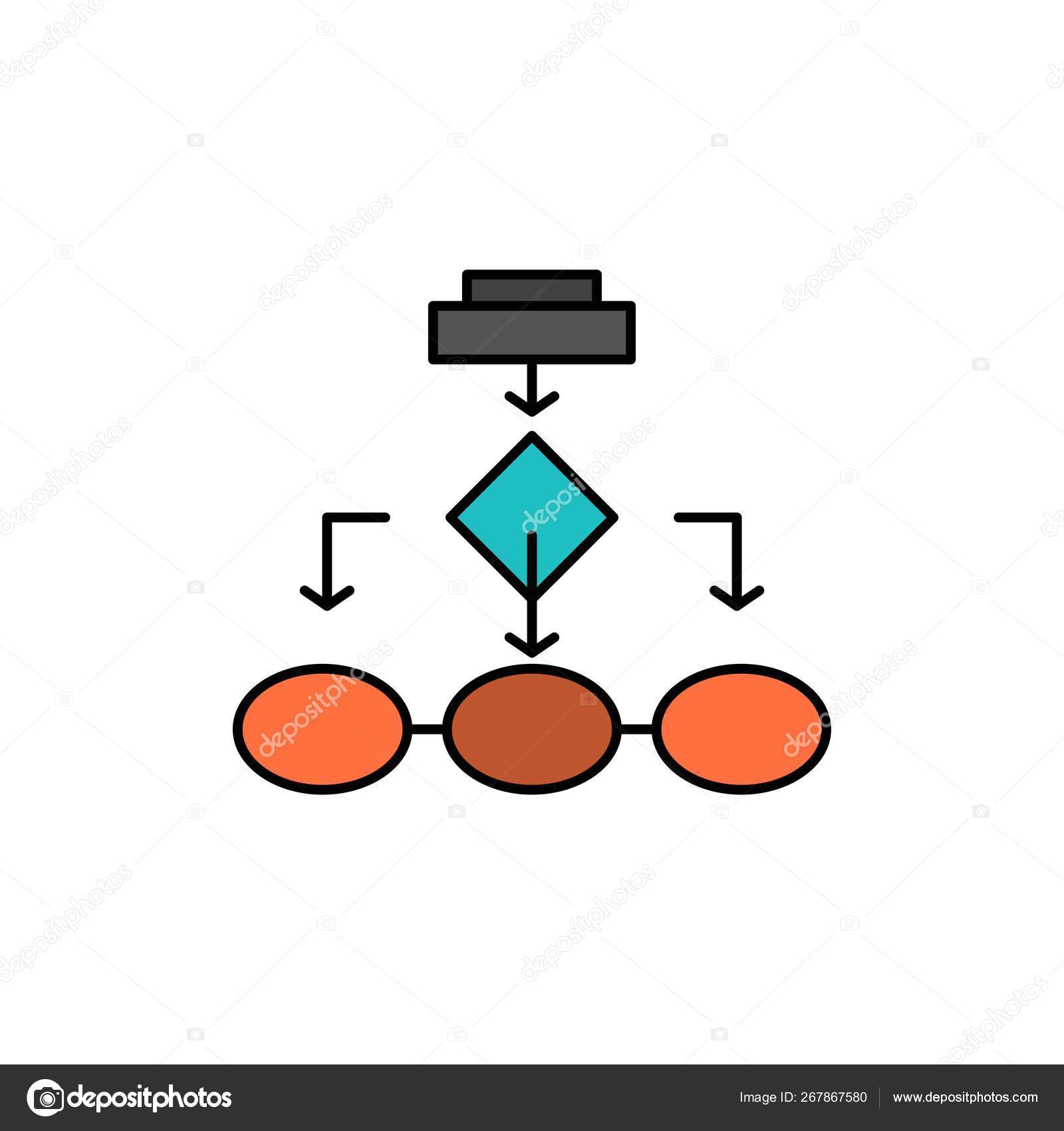 Image vectorielle Organigramme, Algorithme, Entreprise, Architecture de ...