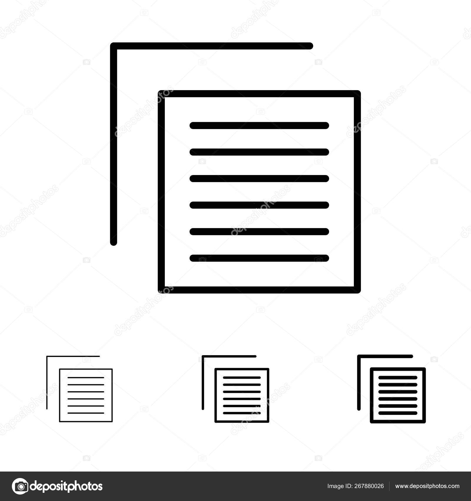 Document, File, User, Interface Bold and thin black line icon se Stock Vector Image by ©Flatart ...