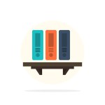 Files, Archive, Data, Database, Documents, Folders Blue Solid Lo Stock Vector Image by ©Flatart ...