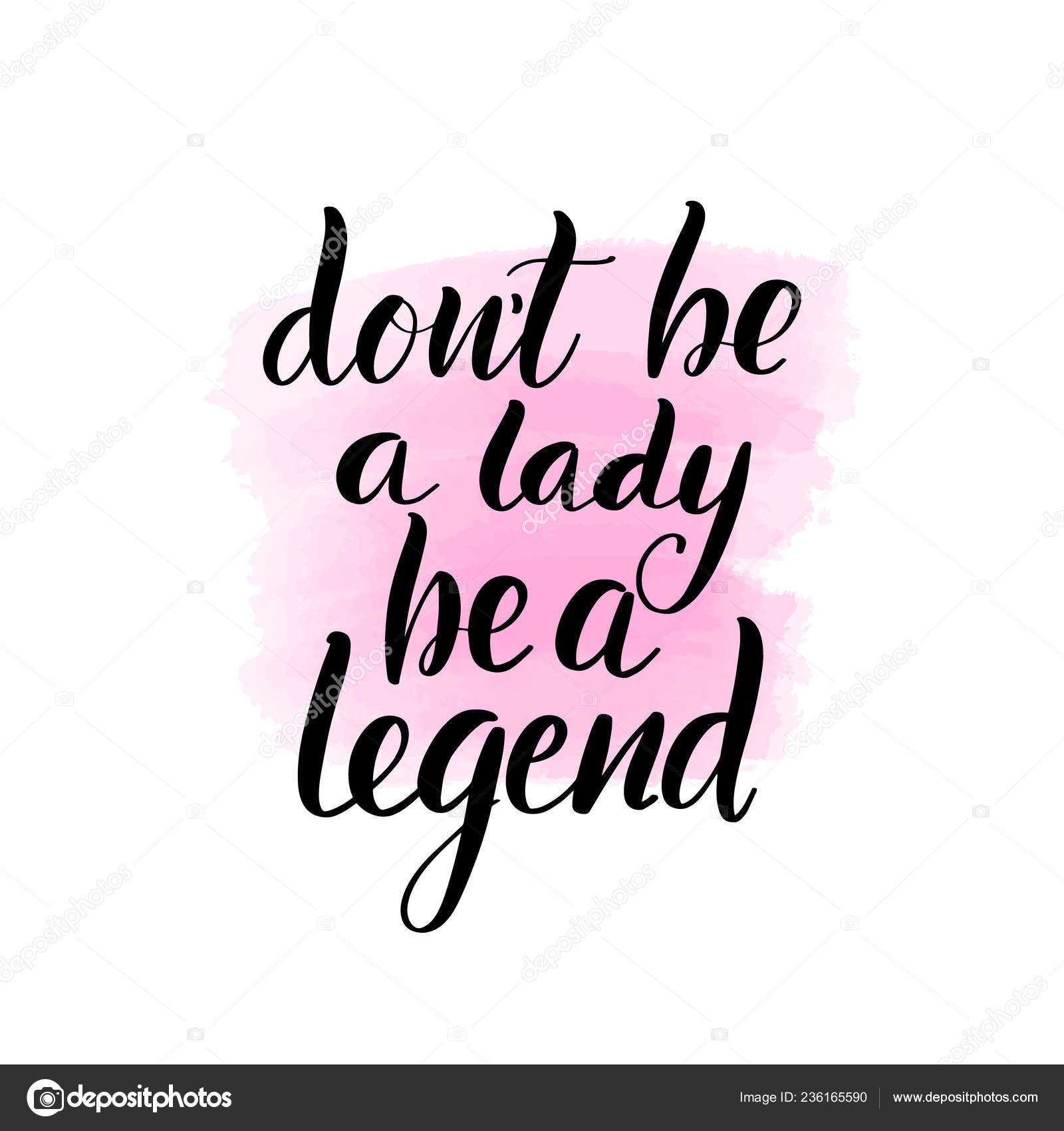 Inspirational handwritten brush lettering inscription Stock Vector ...