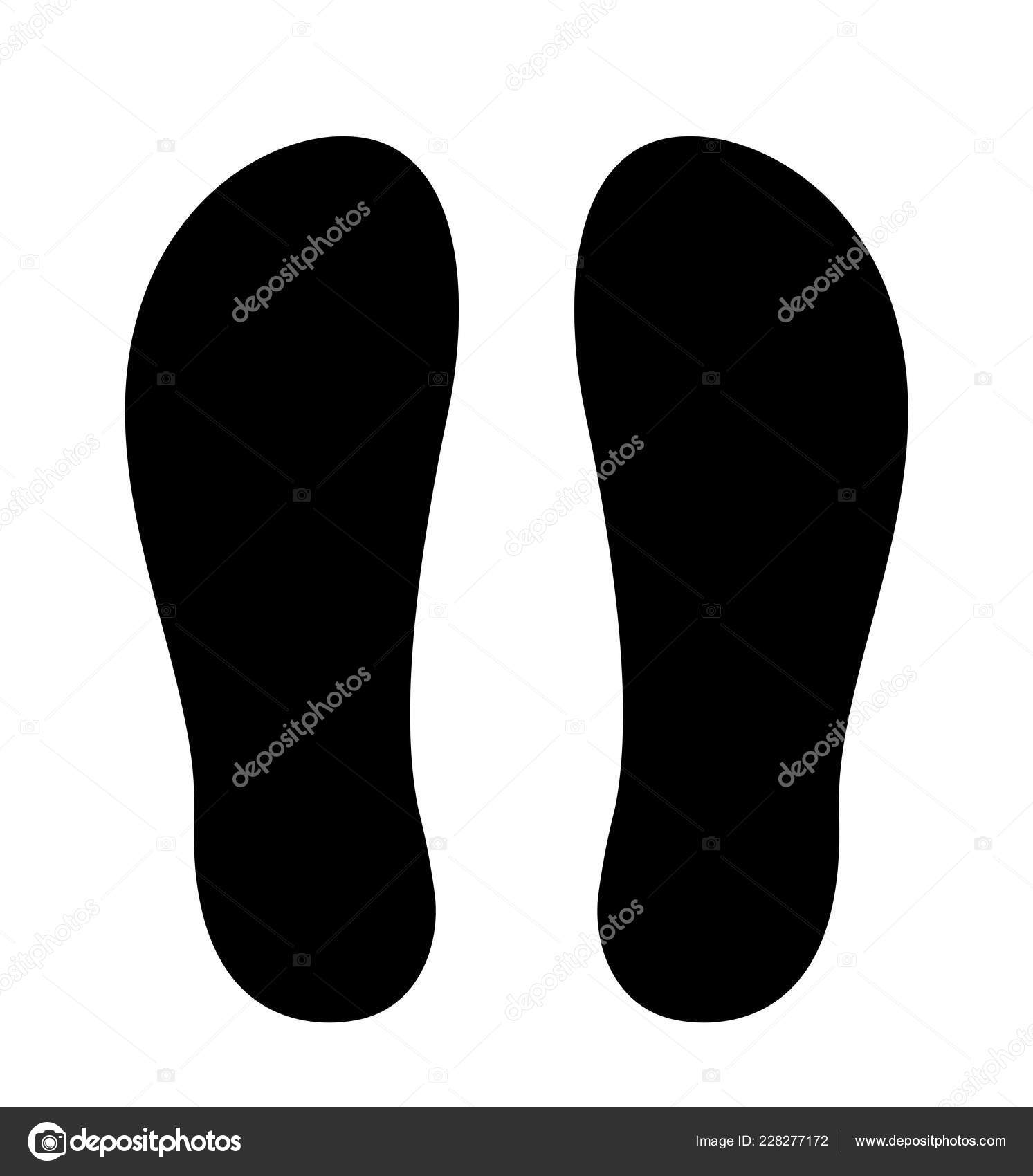 Footprint silhouette icon vector illustration Stock Vector by ...