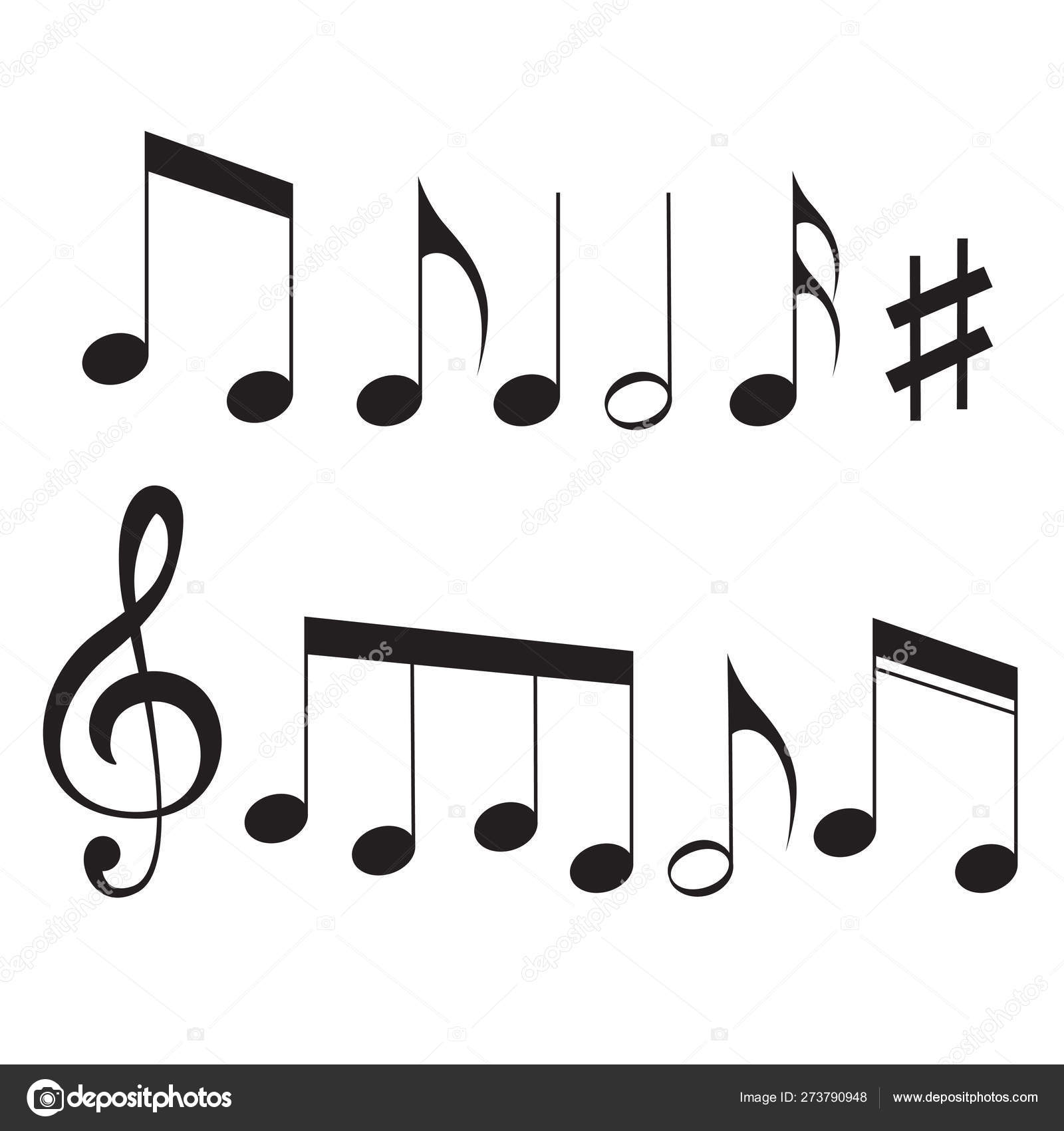 Flat Note Vector