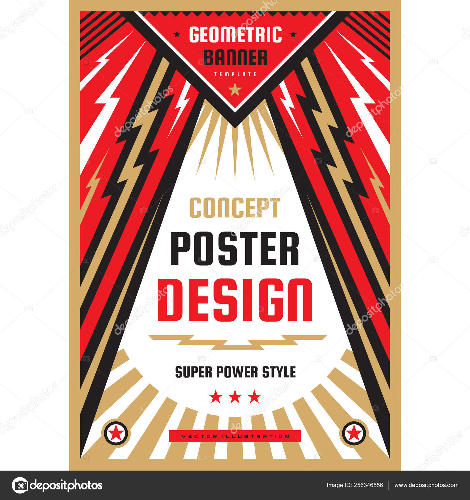 Plantilla De Pancarta Con Bandera Triangular Banderas Triangulares