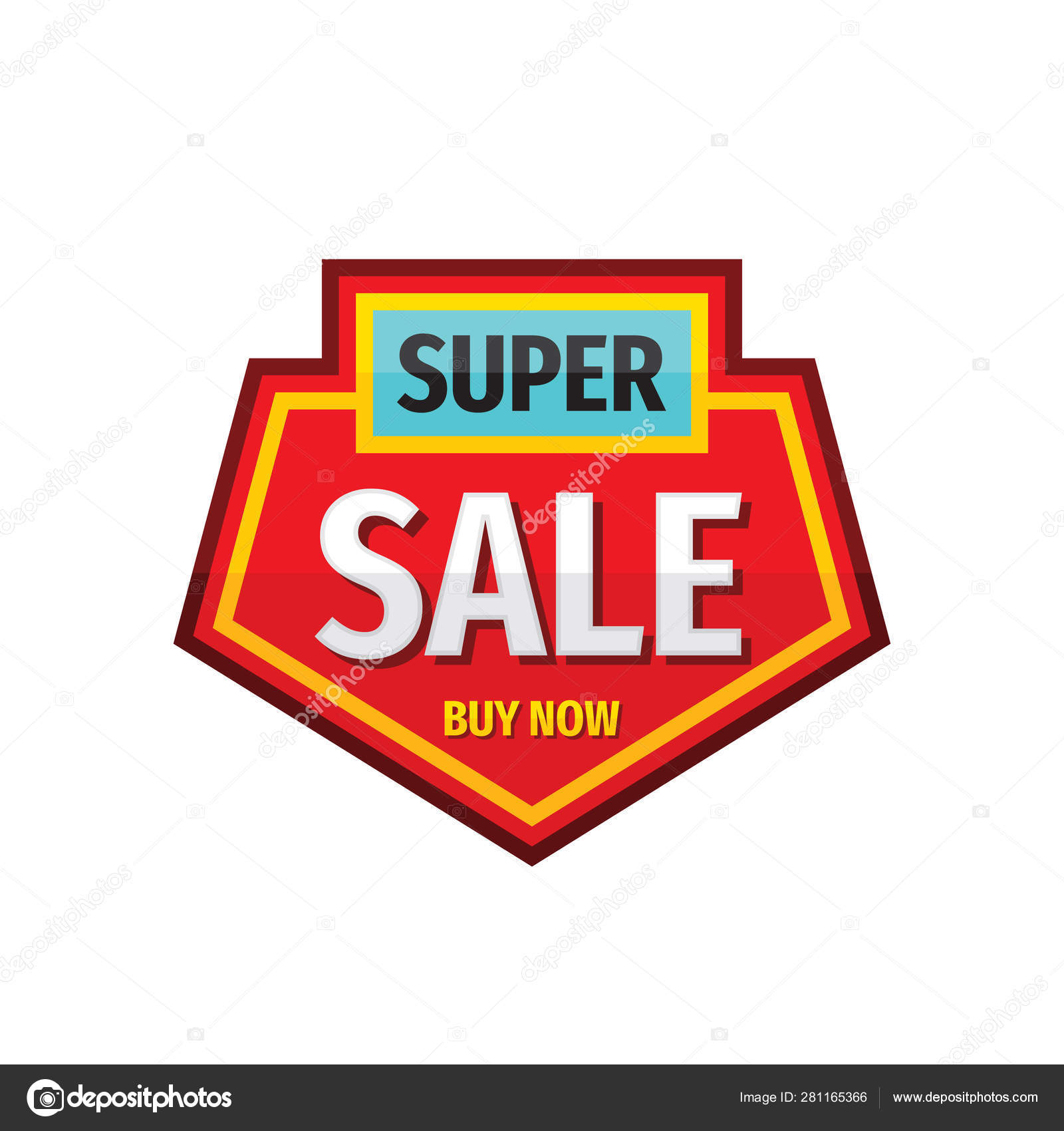 Super Sale Badge Vector Logo Design Emblem Sticker Vintage Retro Stock ...